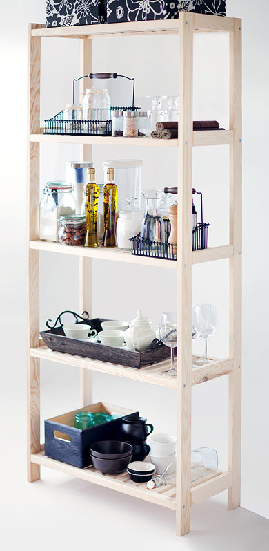 Fa polc 5 polccal, 173x80x38 cm